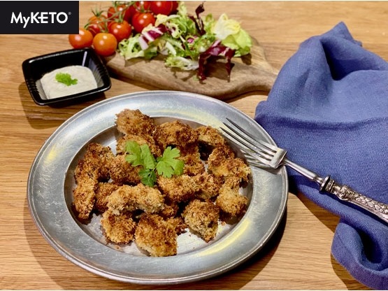 Low carb keto smažené žampiony | MyKETO